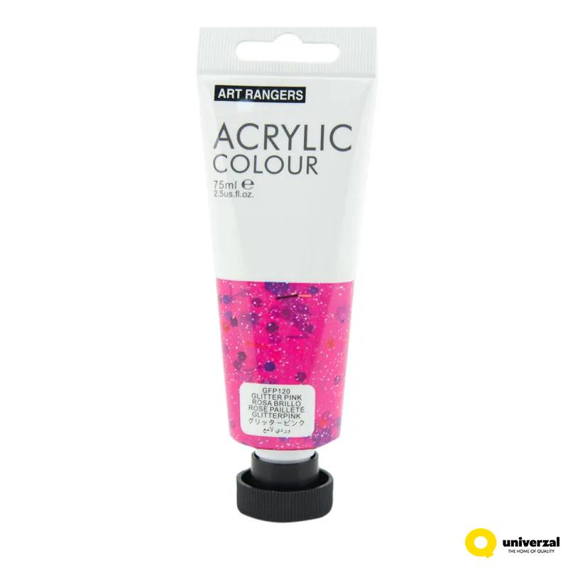 BOJA AKRILNA 75ML PINK GLITTER GFP120 ART RANGER