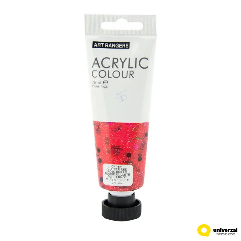 BOJA AKRILNA 75ML RED GLITTER GFP121 ART RANGER