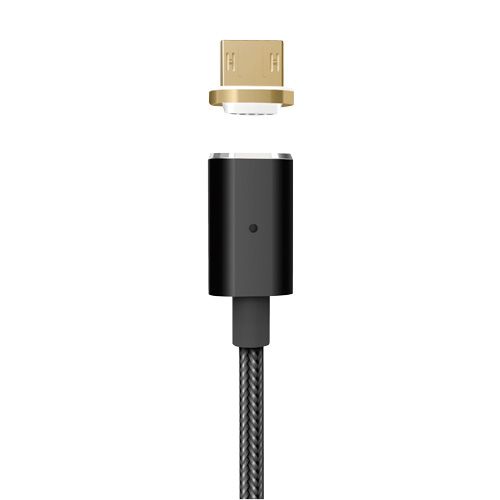 Platinet Kabl PUCMPM1B MicroUSB-USB magnet svetleci 1.2m crni