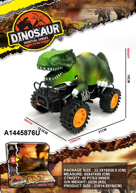 Bagi dinosaurus T-Rex na potez