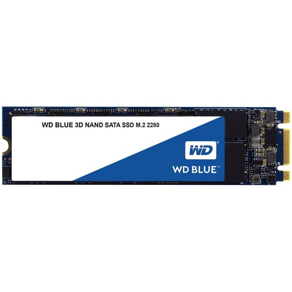SSD WD Blue (M.2, 250GB, SATA III 6 Gbs, 3D NAND ReadWrite: 550 525 MBsec, Random ReadWrite IOPS 95K81K) ( WDS250G2B0B )