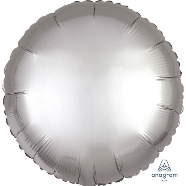 4016101
18″ Foil Satin Luxe Platinum Circle