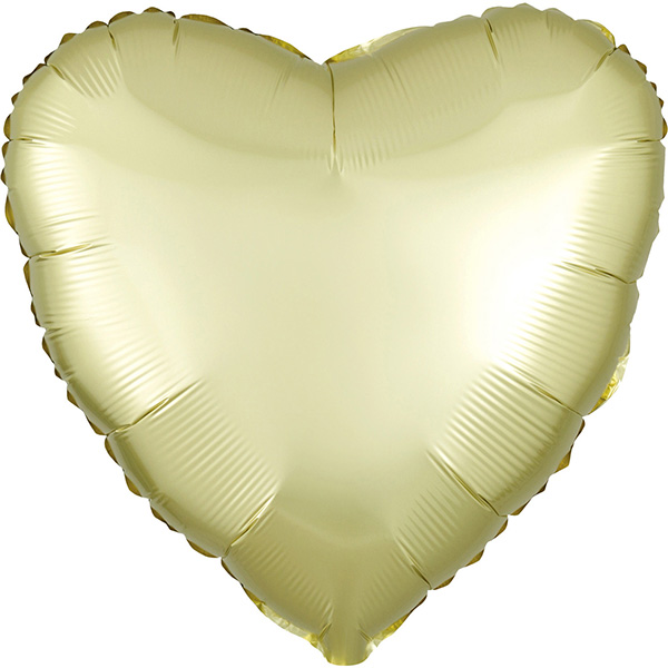 4018301
18″ Foil Satin Luxe Pastel Yellow Heart