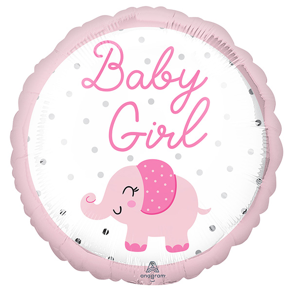 4312675
18″ Foil Baby Girl Elephant