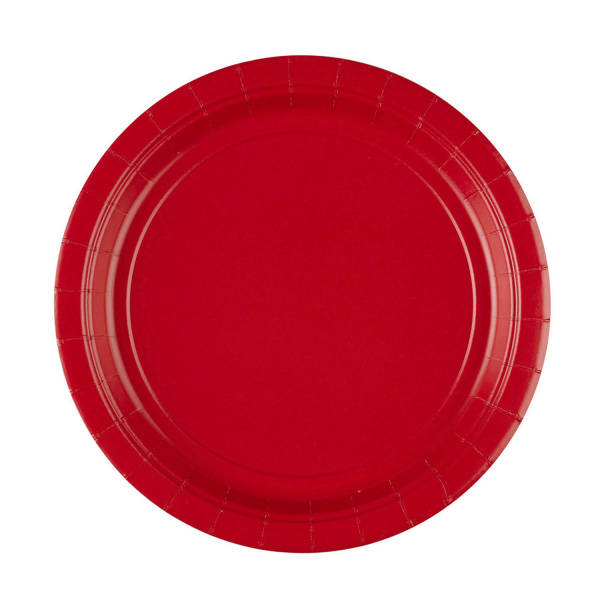 550154066
8 Plates Apple Red Round