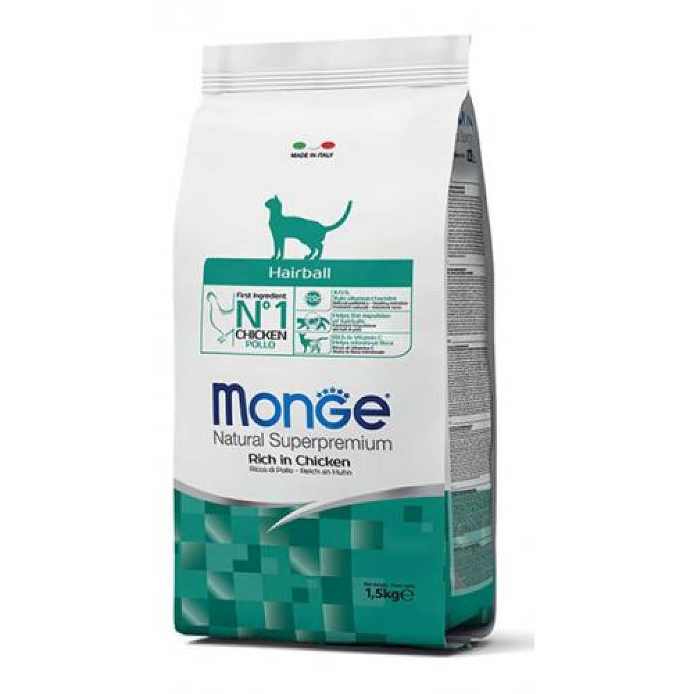 MONGE CAT hrana za mačke Adult - Hairball 400g