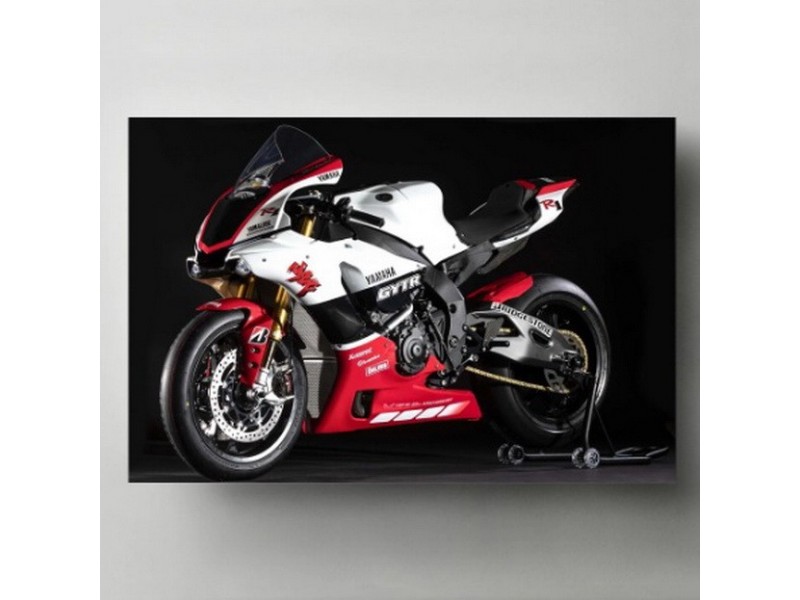 Poster štampan na platnu-Yamaha YZF-R1 GYTR