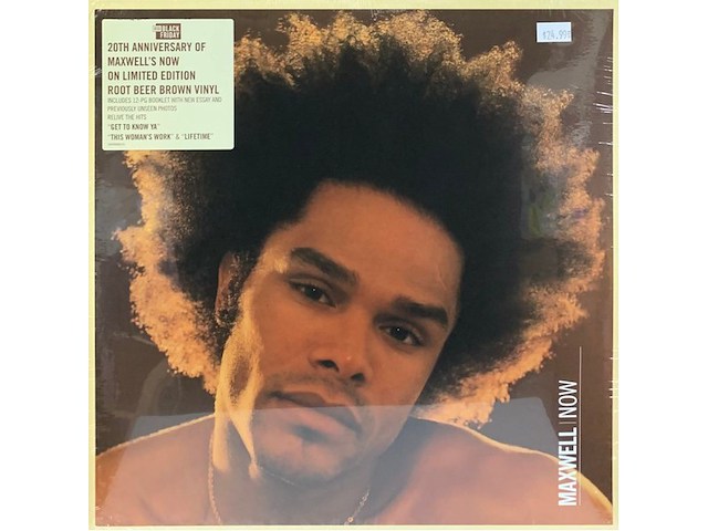 Maxwell – Now (20th anniv, limited root beer brown LP)