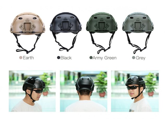 Airsoft Kaciga Slem Military Tactical Helmet Model 2