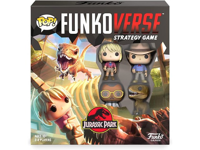 Jurassic Park POP Funkoverse Drustvena igra izDoba Jure