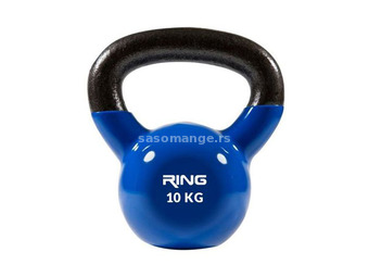 Kettlebell 10kg metal+vinyl Ring RX DB2174-10 blue