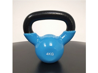 Kettlebell 4kg metal+vinyl Ring RX DB2174-4