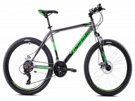 CAPRIOLO Bicikl Oxygen 26/21 sivo neon zeleno 20 920423-20