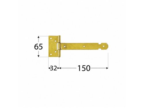 ZBL150 Šarka za kapiju 150x25x1.5