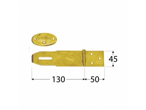 ZZK50 Šarka sa bravom 130x50x45x2