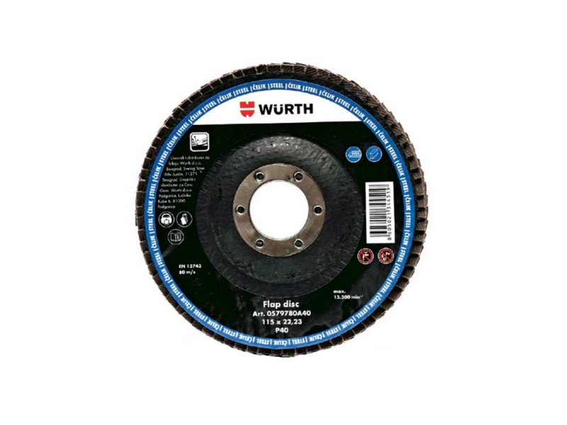 Lamelni disk 115x22 G60 WURTH