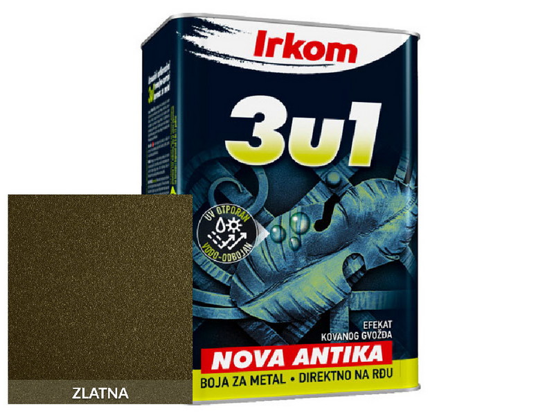 IRKOM 3u1 antika ZLATNA 3 kg