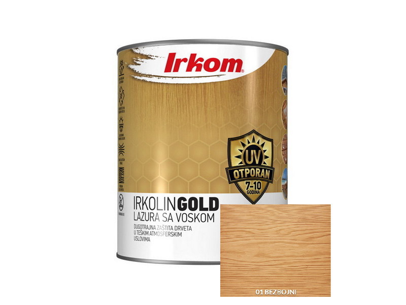 IRKOM gold uv plus bezbojni 0,75