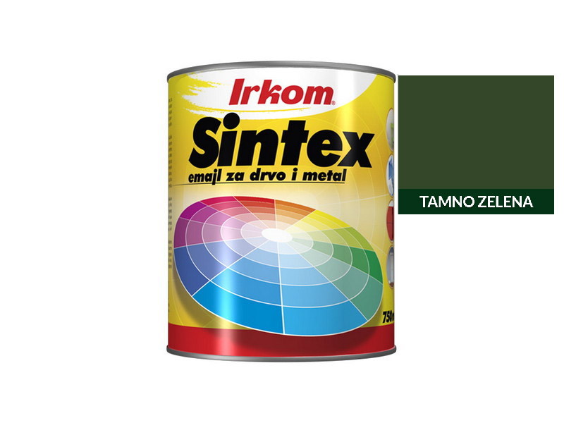 Sintex emajl TAMNO ZELENI 750ml