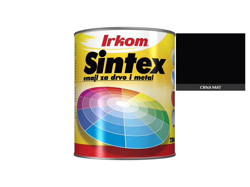 Sintex emajl CRNI MAT 750ml