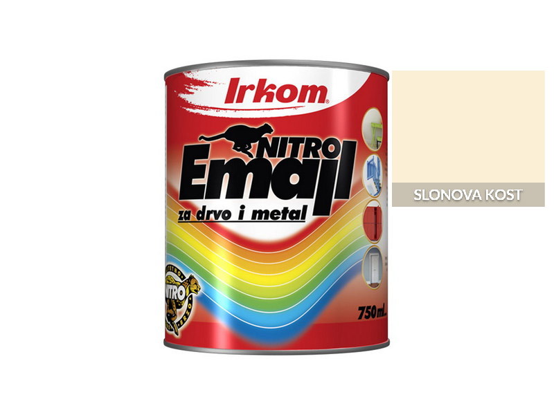 IRKOM nitro emajl SLONOVA KOST 750ml