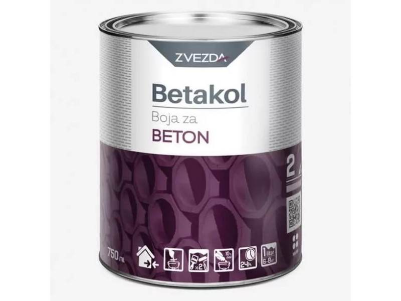 BETAKOL boja za beton CRNA 0.75