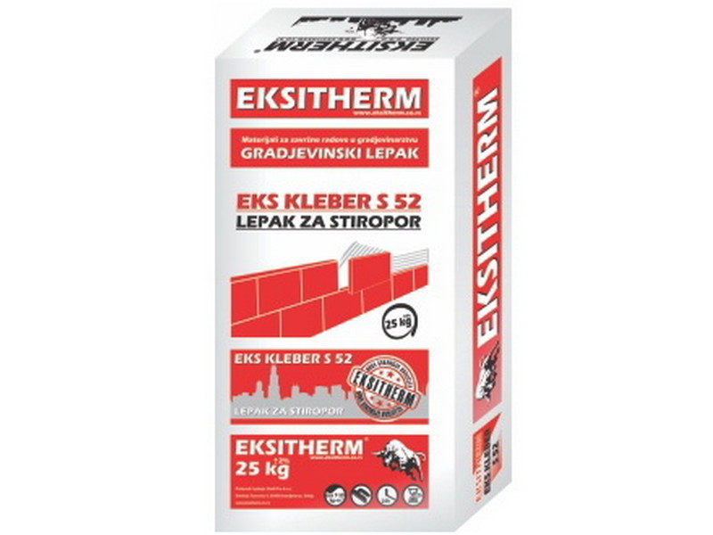 EKS KLEBER S-52 lepak za stiropor 25kg