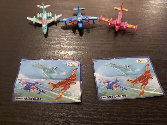 Avioni Kinder figurice