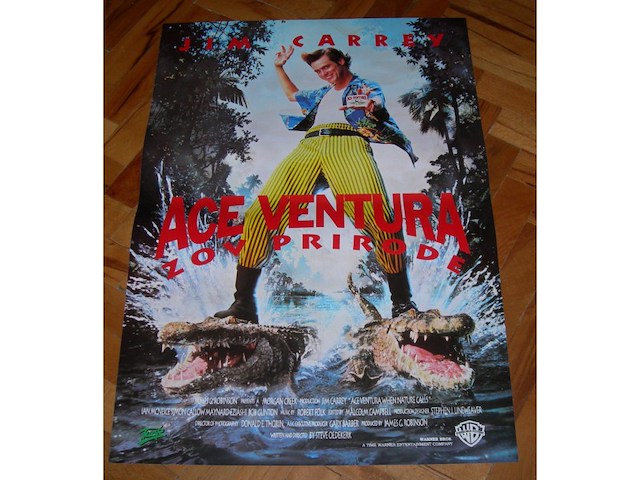 Ace Ventura - Zov prirode (Jim Carrey) - filmski plakat