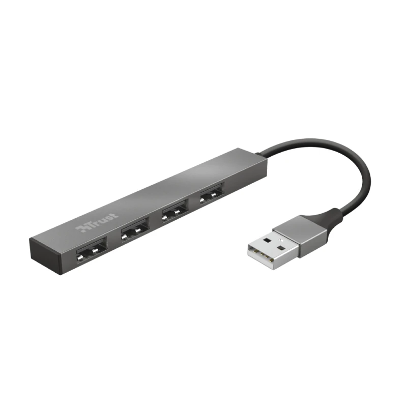 Trust HALYX USB hub sa 4xUSB porta sivi