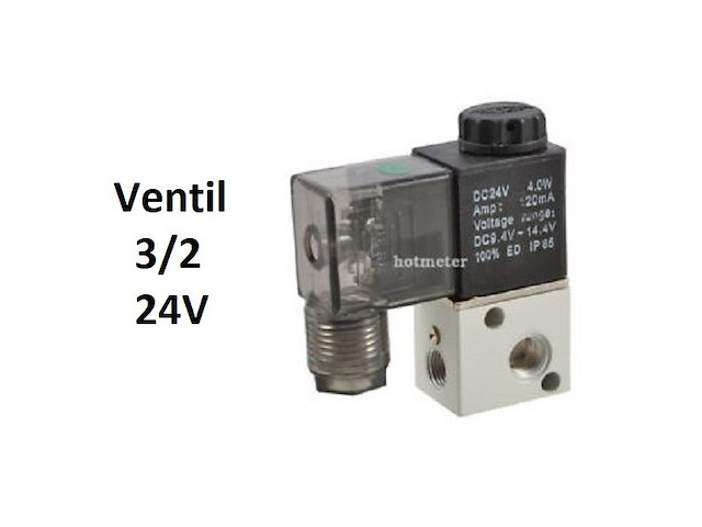 Pneumatski elektromagnetni ventil - 3/2 - 24V - 1/8`