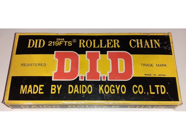 Lanac DIS DHA 219FTS Roller Chain 120L D.I.D Japan