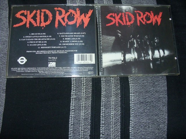 Skid Row – Skid Row CD Atlantic Europe 1989.