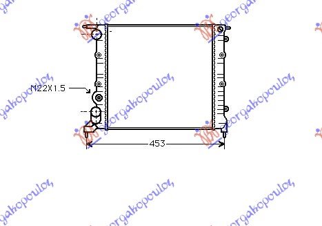 HLADNJAK 1.2 i 8V - AC(35x37.8x2.6)