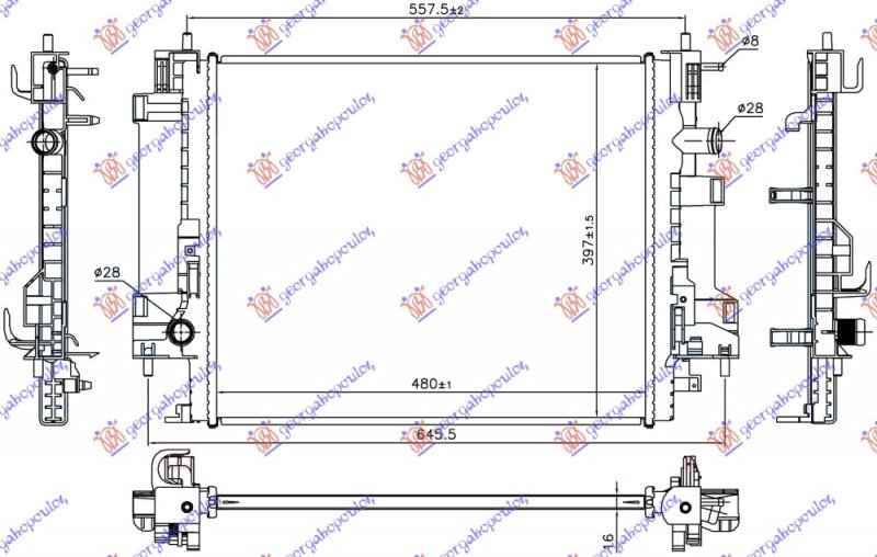 HLADNJAK 0.9 TURBO/1.0 12v BENZIN