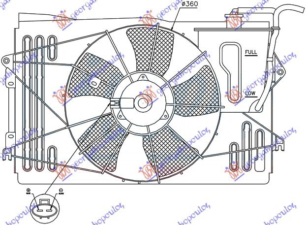 VENTILATOR KOMPLET BENZIN