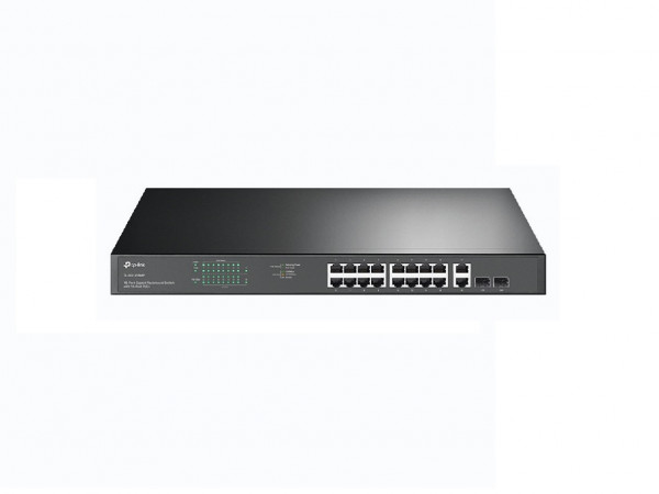 TP-LINK switch Gigabit 18xRJ45 101001000Mbps, 16-Port PoE+, Rackmount