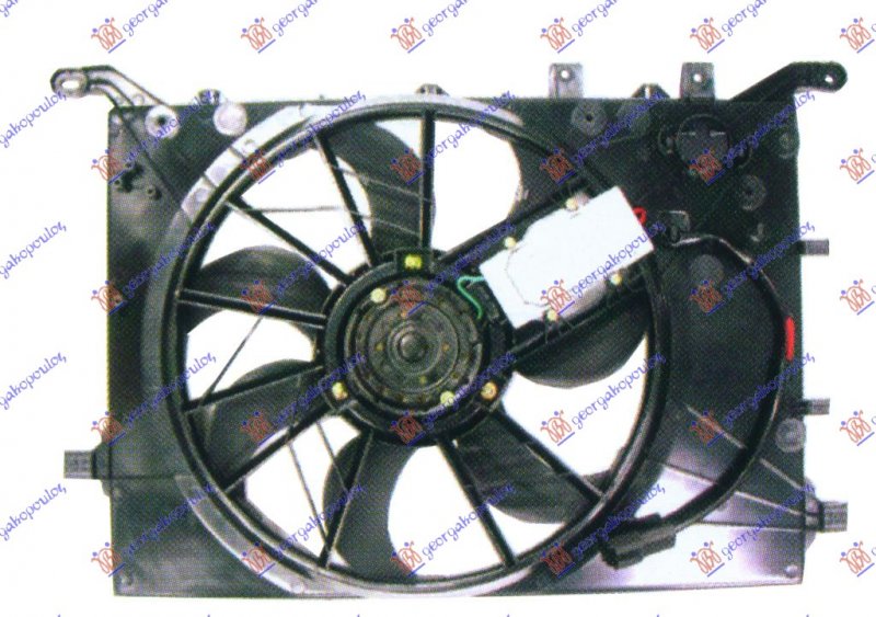 VENTILATOR HLADNJAKA KOMPLET BEN/DIZEL