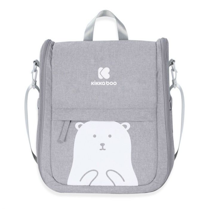 Kikka Boo Torba za mame sa putnim krevetićem 2in1 Bear Grey