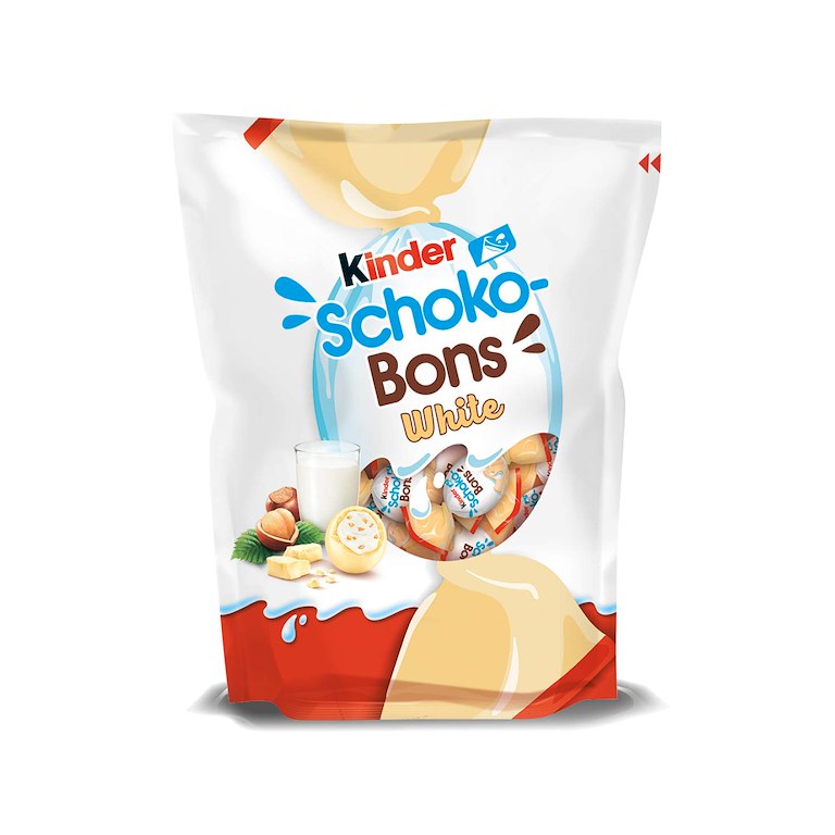 Kinder mini bar schoko bons whi 200g kinder