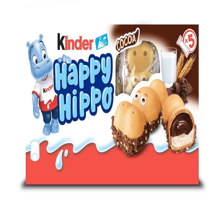 Kinder mini bar happy hippo crocky 103.50g kinder