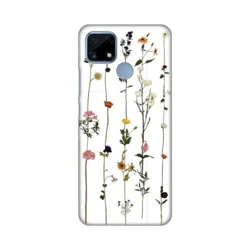 Silikonska futrola - maska print Skin za Realme C25 Flower