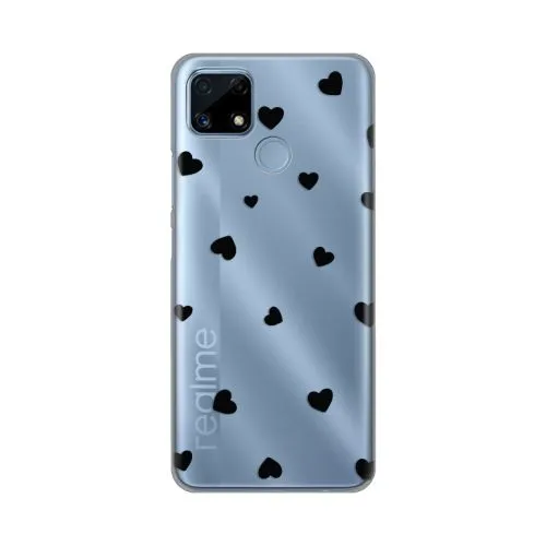 Silikonska futrola - maska print Skin za Realme C25 Heart