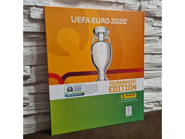 Euro 2020 Hardcover album glanc prazan orange verzija