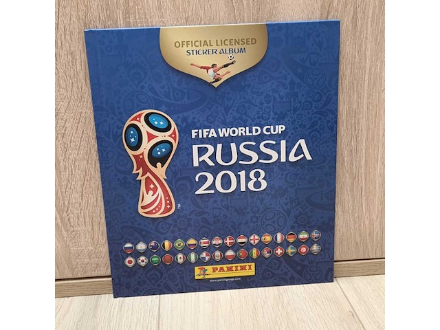 WC 2018 Rusia panini Hardcover album verzija 1