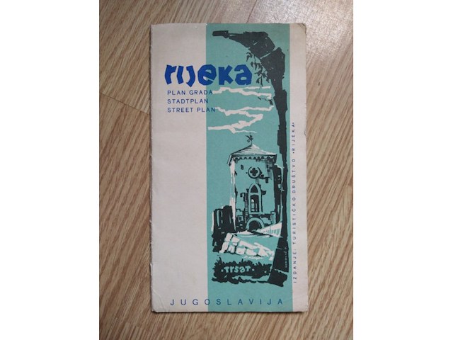 RIJEKA, Jugoslavija (Plan grada)