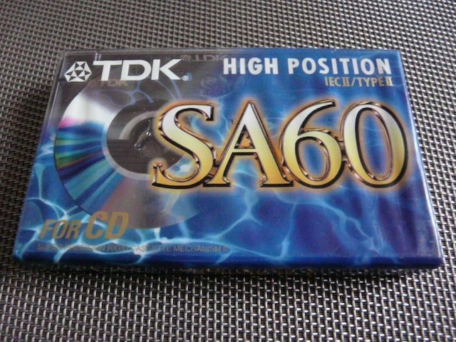 TDK  SA60  muzička kaseta - nekorišćena