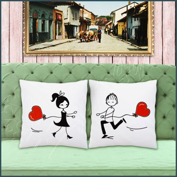 Privlačna ljubav jastuci za parove