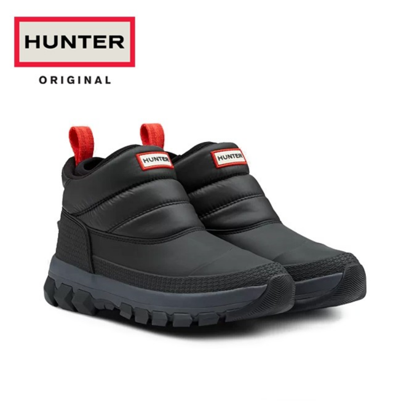 Hunter Org Insulated Snow Ankle Boot – Black