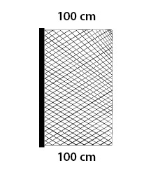 MREŽA ZA RUKOMETNE GOLOVE PE 300X200 4mm